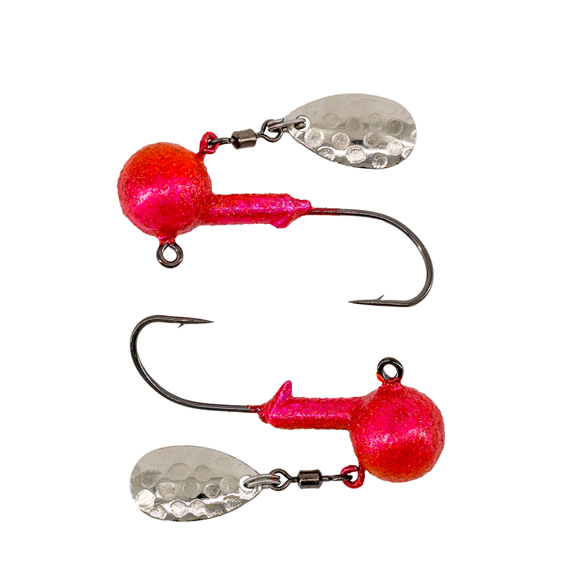 Premium Round Head Jig With Flasher - Lippers